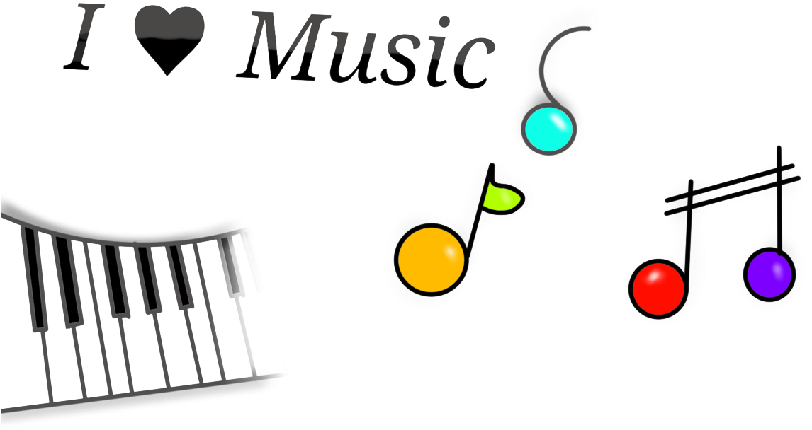 Download I Love Music Png Photo - Graphic Design PNG Image with No ...