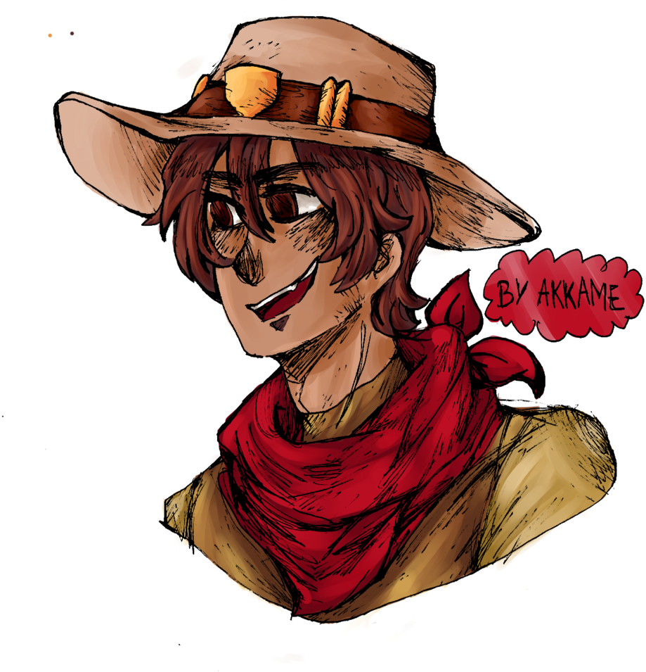 Download Mccree Transparent - Young Jesse Mccree Fanart PNG Image with ...