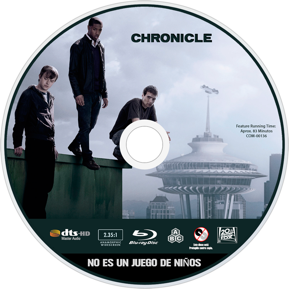 Download Chronicle Bluray Disc Image - Chronicle 2012 Poster PNG Image ...