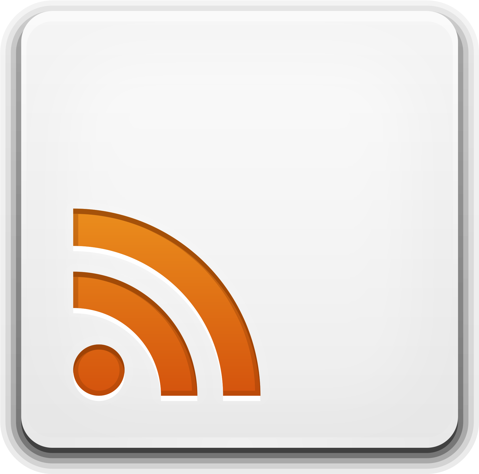 Download Open - Rss Icon Blue PNG Image with No Background - PNGkey.com