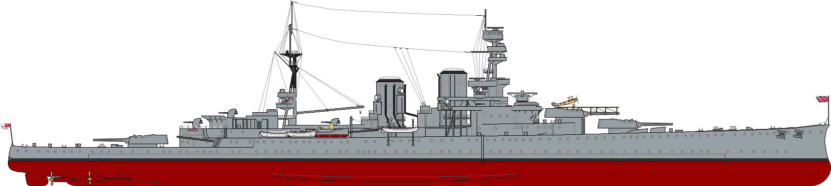 Download Hms Repulse Profile Drawing - Hms Repulse PNG Image with No ...