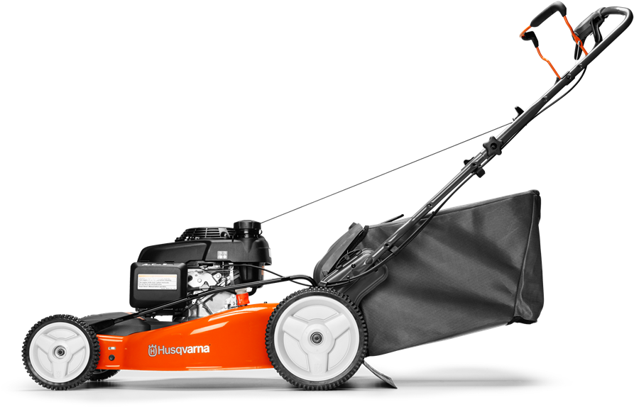 Download Walk Behind Mower Png - Push Lawn Mower Side View PNG Image ...