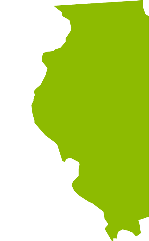 Download Illinois, Illinois, - Illinois State Shape Outline Throw ...