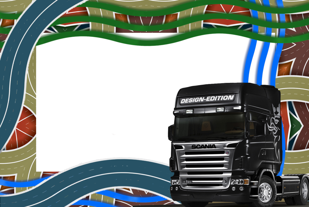 Download Scania R620 Design Edition Black Truck 32x24 Print PNG Image ...