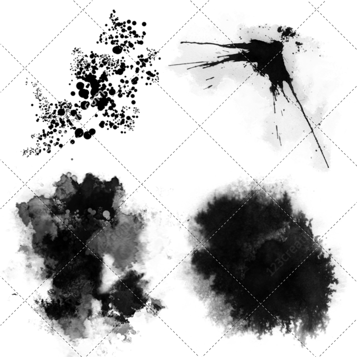 Abstract Photoshop Brush - Grunge Photoshop Brushes Png - Free ...