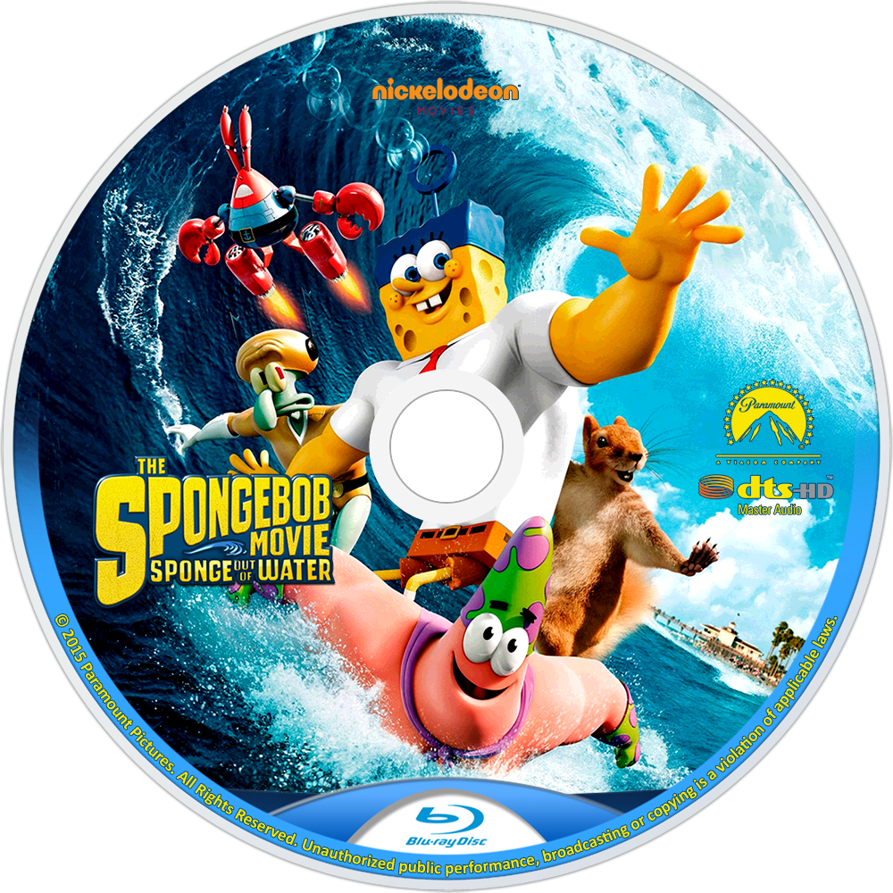 Spongebob Movie Dvd Disc