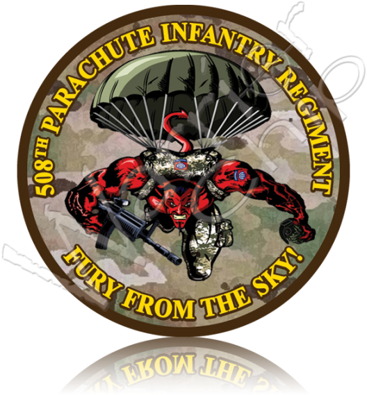 Army 508th Parachute Infantry Regiment - Emblem - Free Transparent PNG ...