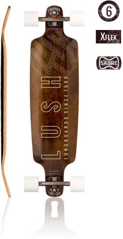Download Lush Longboards Samba X-flex - Online Shopping PNG Image with ...