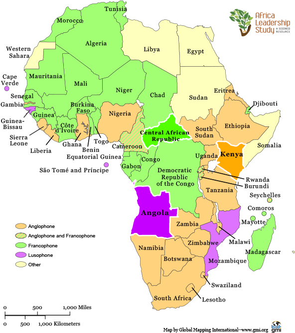 Download 1 - Anglophone Francophone And Lusophone Africa PNG Image with ...