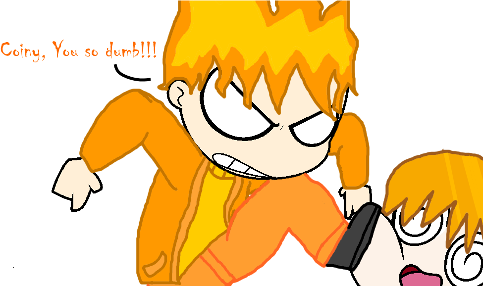 Download Firey Kicking Coiny In The Face Human - Coiny X Firey Bfdi PNG ...