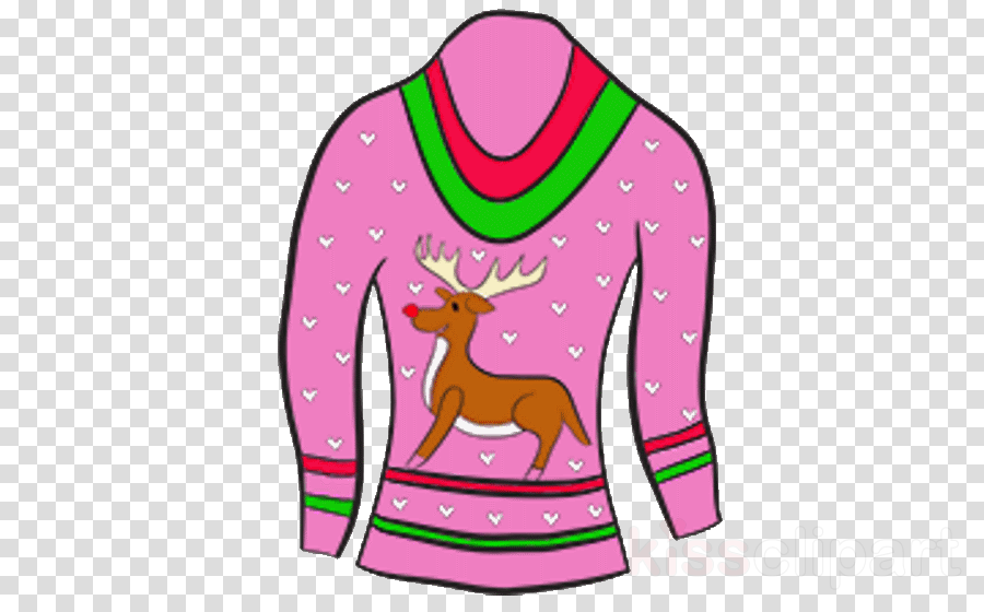 Download Ugly Sweater Clip Art Clipart Christmas Jumper - Cute Cartoon ...