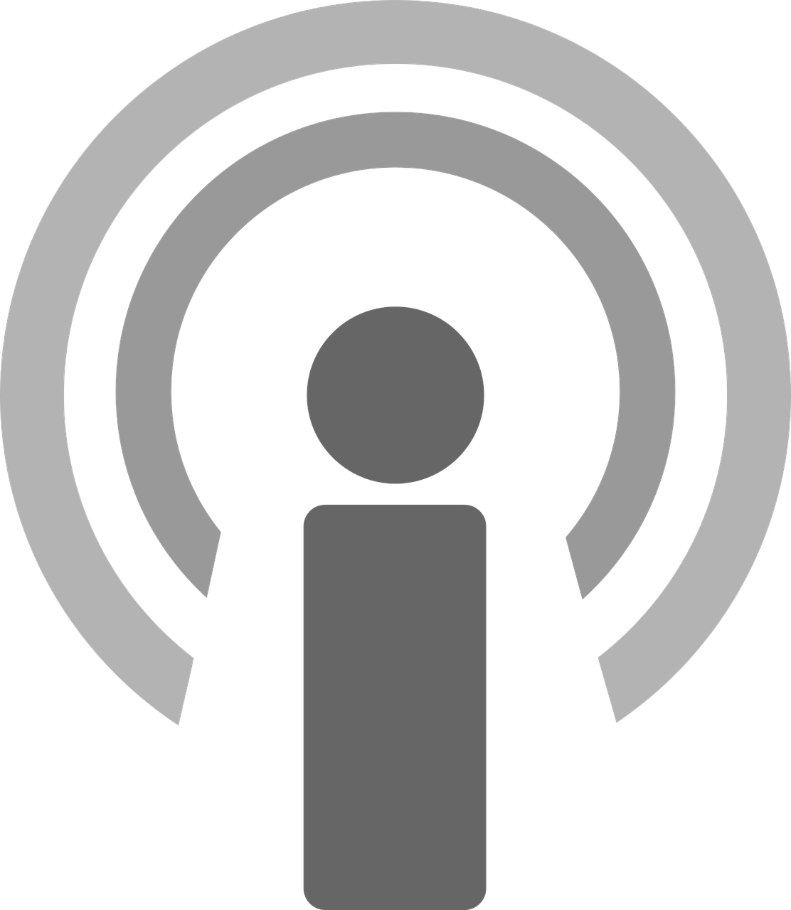 Download Podcast Icon Transparent - Podcast Symbol PNG Image with No ...