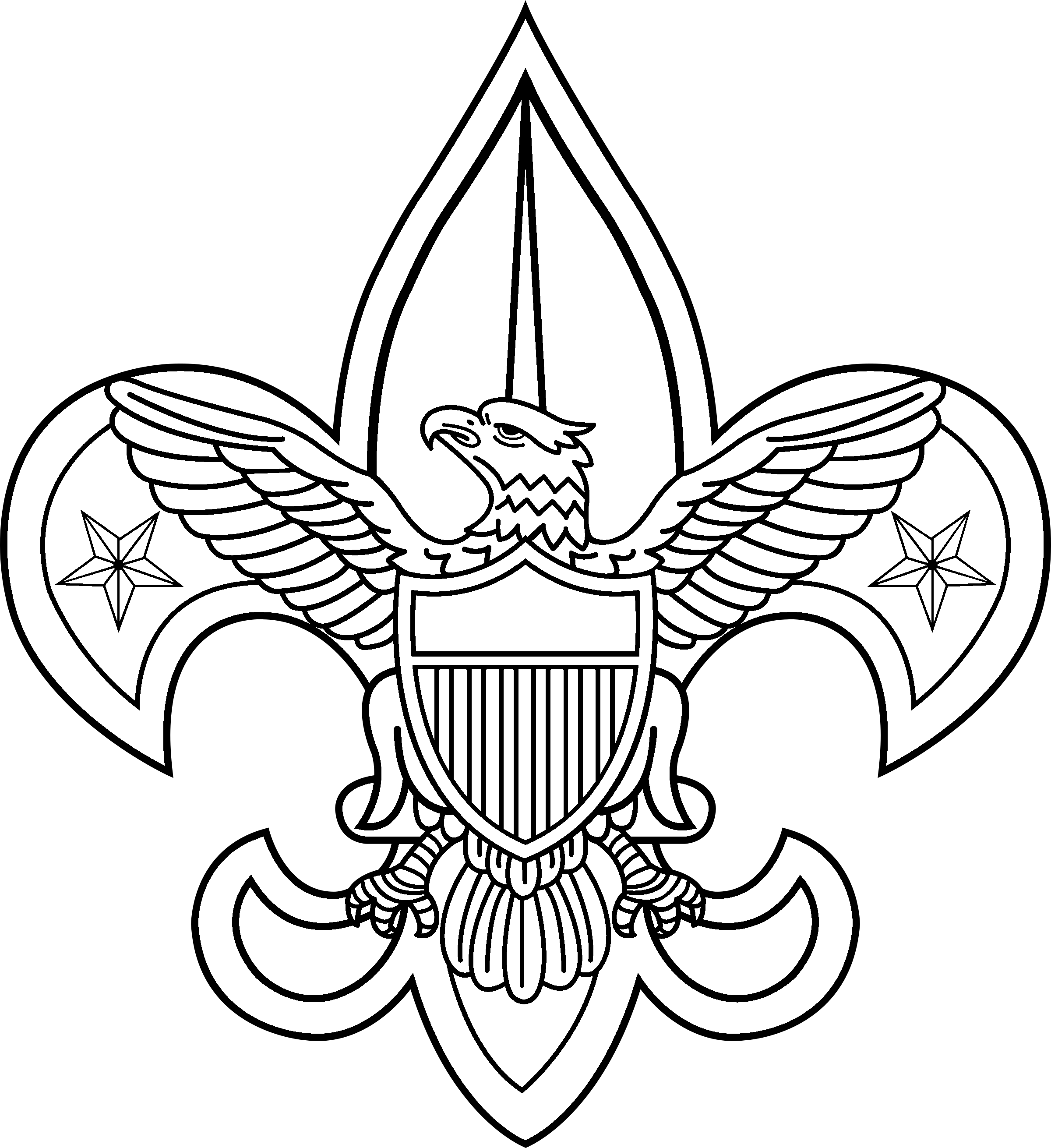 Download Boy Scouts 2 Logo Black And White - Boy Scouts Of America PNG ...