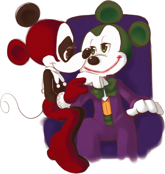 Download Mickey & Minnie As The Joker & Harley Quinn By Christie ...