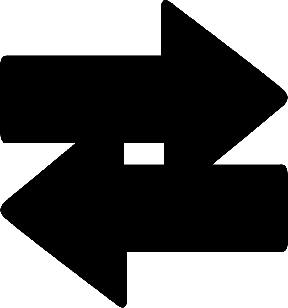 Two-way Arrows - - Flecha En Dos Sentidos - Free Transparent PNG ...