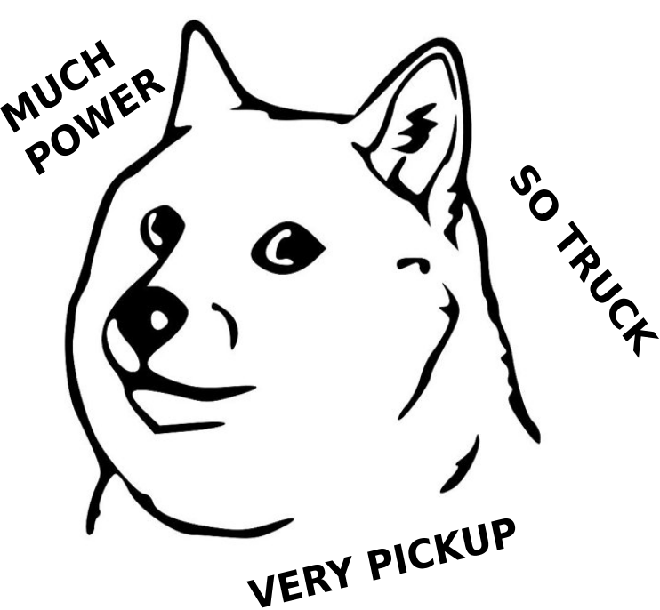 Download Doge Sticker, Cat Sticker - Doge Black And White PNG Image ...