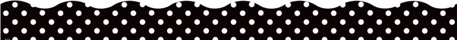 Clingy Thingies Black Polka Dots Scalloped Borders - Teacher Created ...