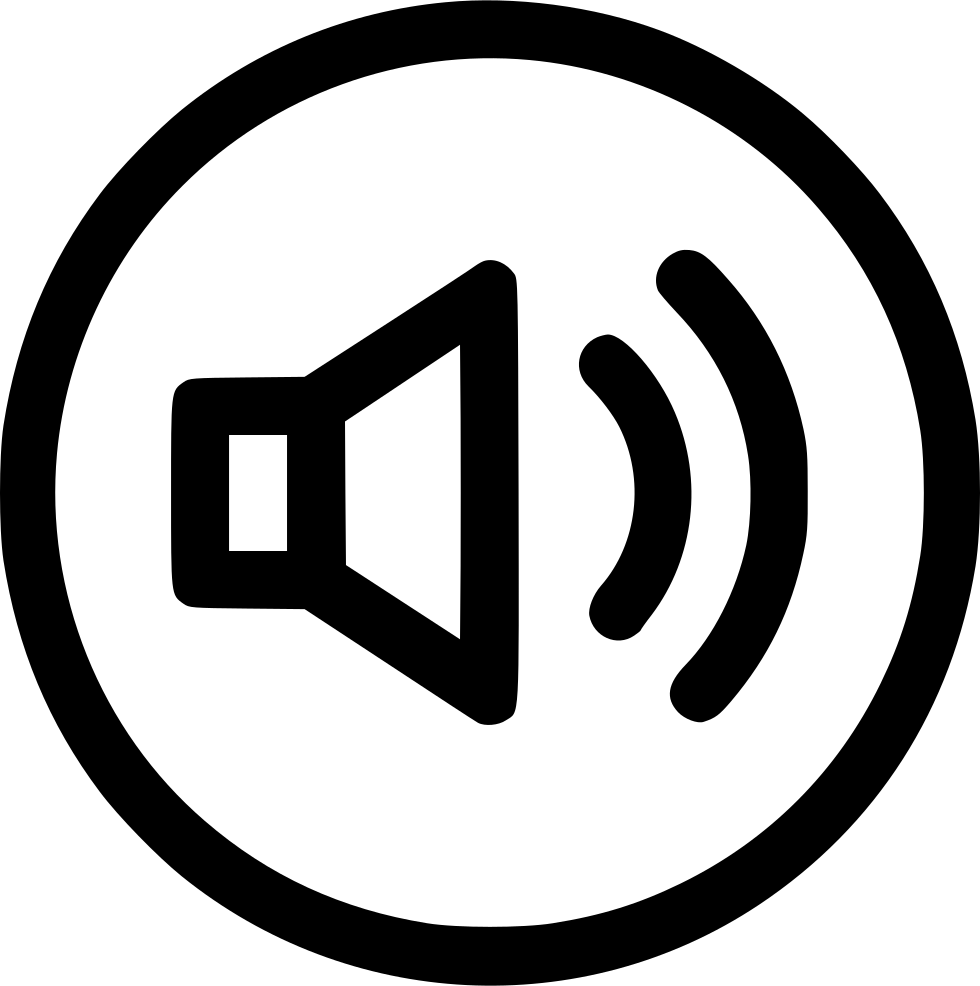 Png File - Audio On Icon White - Free Transparent PNG Download - PNGkey