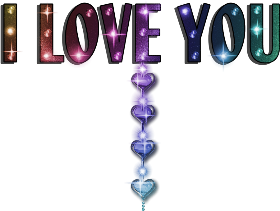 I Love You Png Colours Glow 2 Clip Art By Jssanda On - Clip Art - Free ...