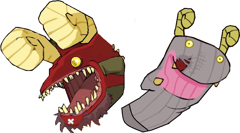 Cc Dragon And Sock Puppet Artwork - Castle Crashers - Free Transparent ...