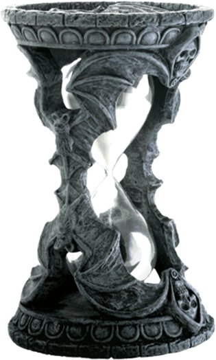 Download Bat Sand Timer - Hourglass Gothic PNG Image with No Background ...