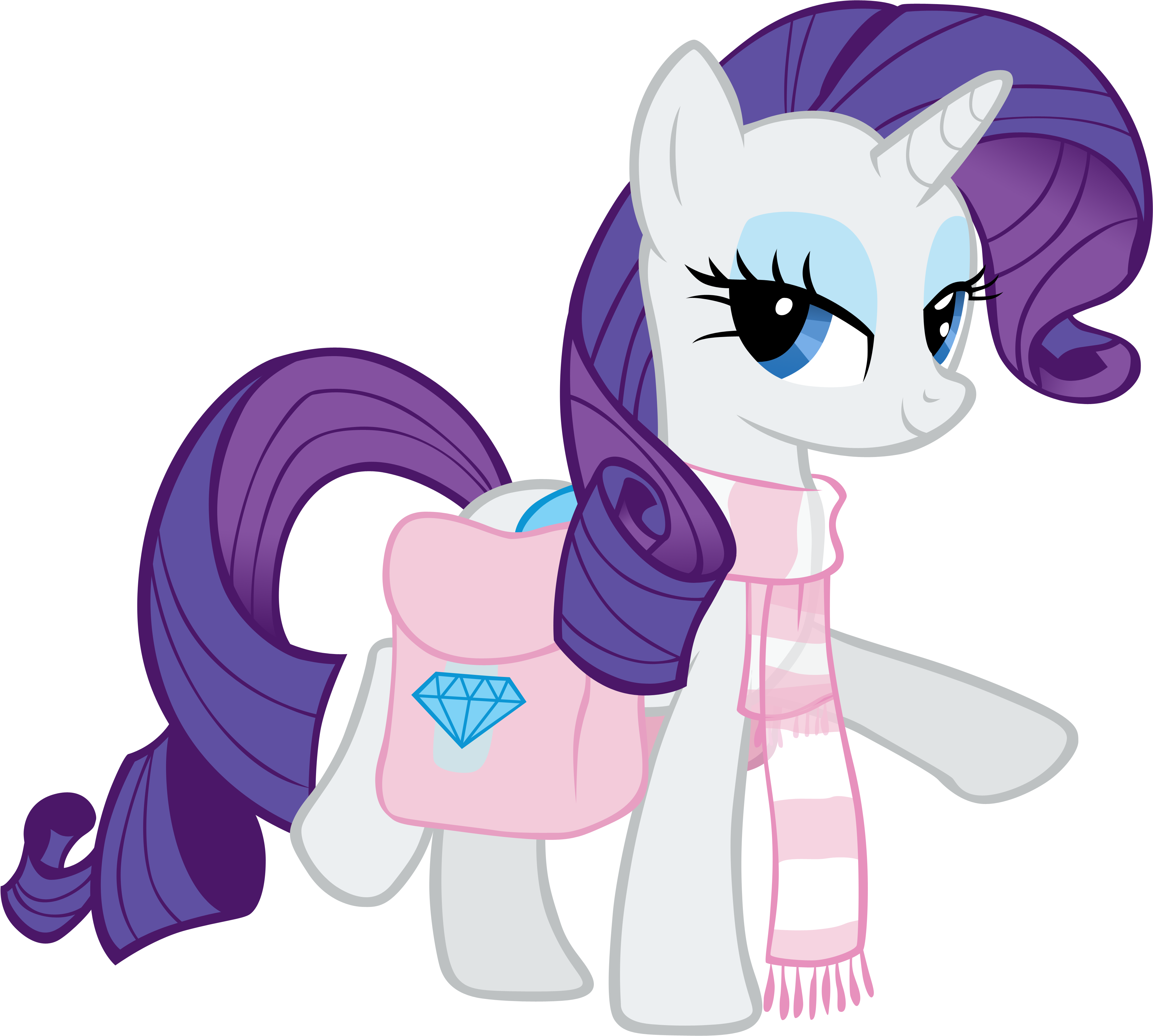 Download Good Thing I Brought My Scarf By Shellto - Mlp Mane 6 Rarity ...