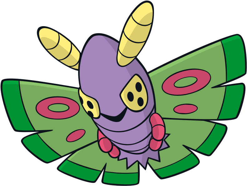 Download Dustox Global Link Artwork - Pokemon Dustox PNG Image with No ...