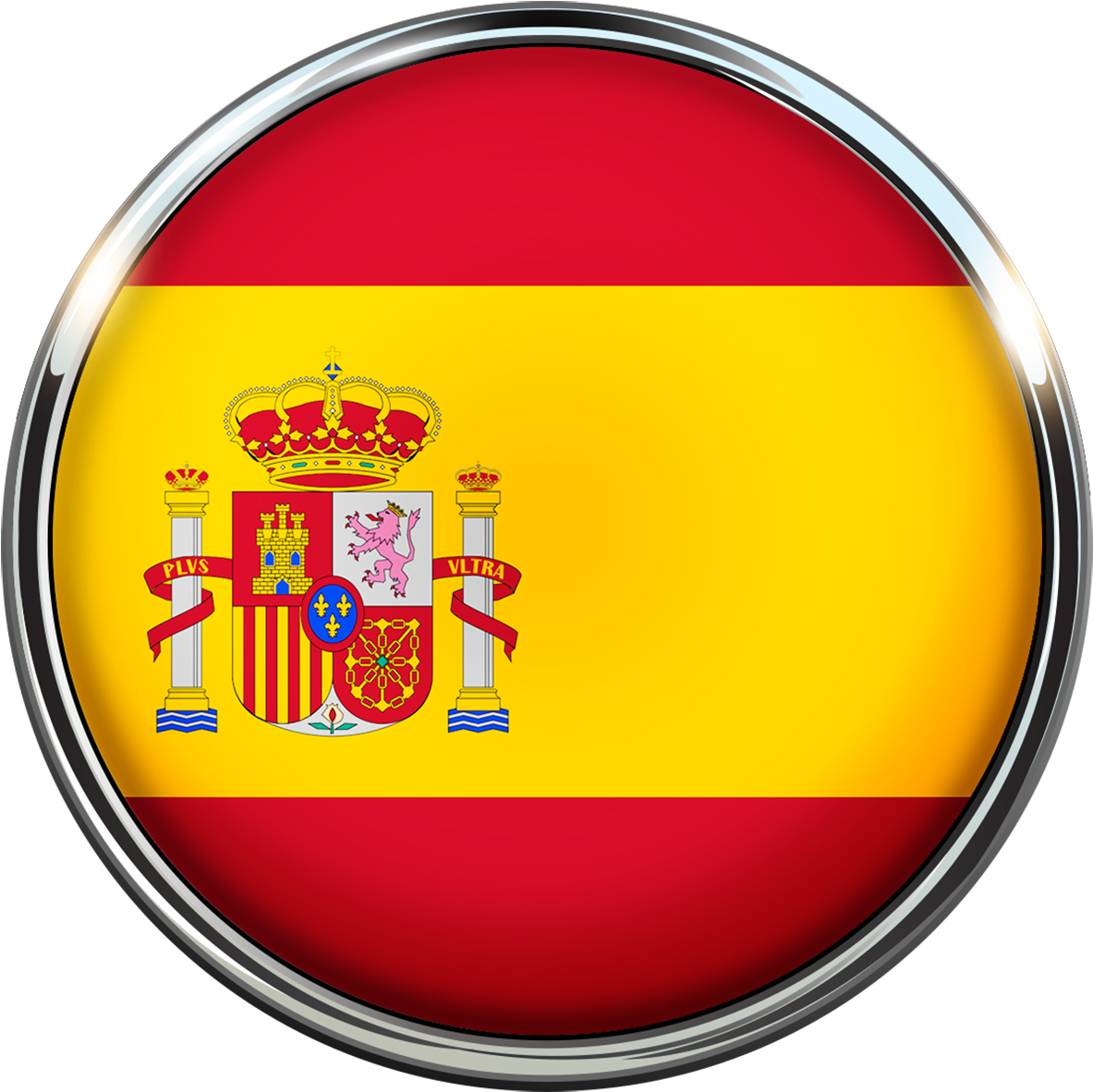 Spain Flag Circle Madr - Spain Flag - Free Transparent PNG Download ...