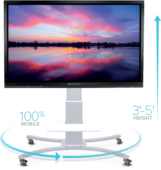 Download Adjustable Mobile Stand Light - Led-backlit Lcd Display PNG ...