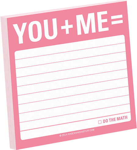 Download Knock Knock Sticky Note - You + Me Sticky Note (simple ...