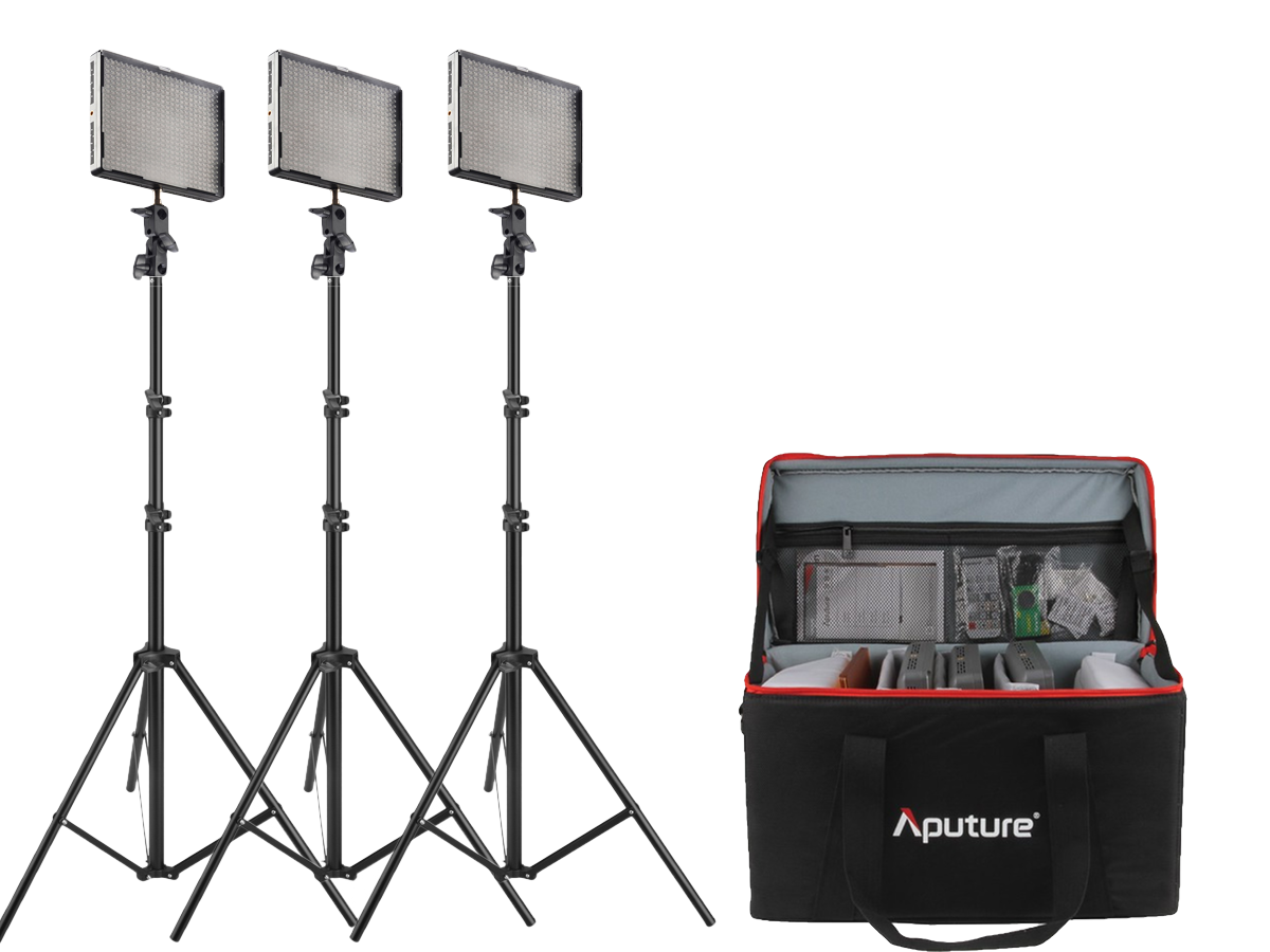 Download Aputure Led Light Kit - Aputure Amaran 3-point 2-spot 1-flood ...