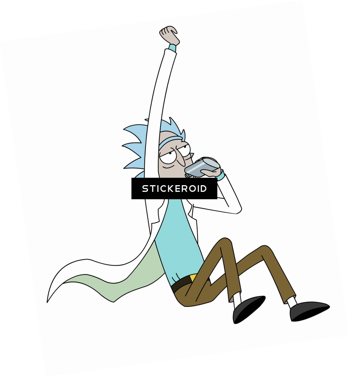 Download Rick And Morty Rick Flying - You Ve Heard Of Elf On The Shelf ...