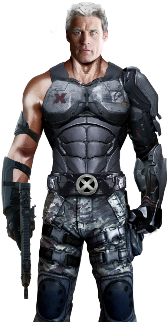 Download Marvel Cable Png Clip Black And White - Cable Marvel Live ...