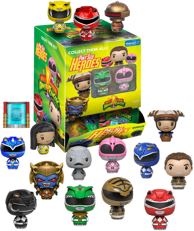 Pint Size Heroes Walmart Exclusive Blind Bag Display - Power Rangers ...