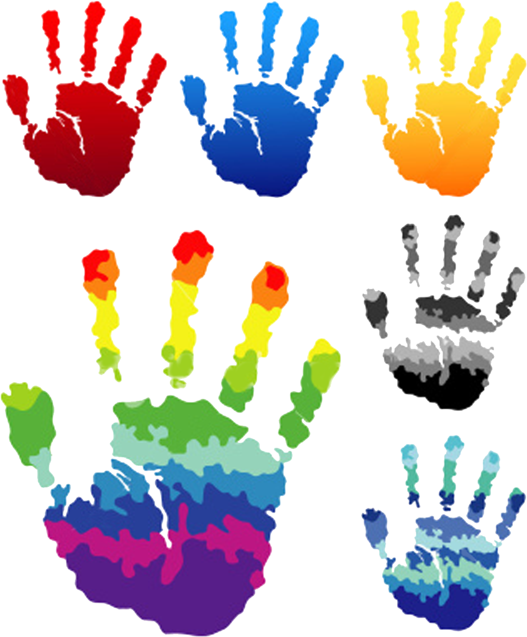Download Colourful Hands Png - Coloured Hands Png PNG Image with No ...