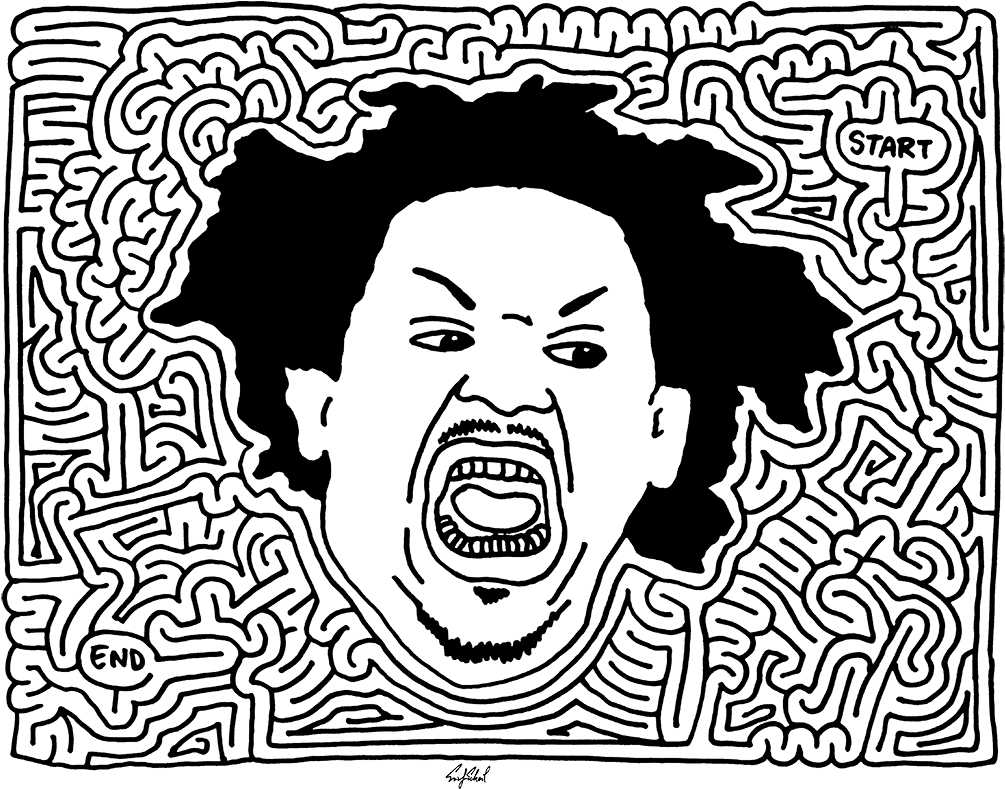 Download Mazes By Eric-eckert - Eric Andre Cartoon PNG Image with No ...
