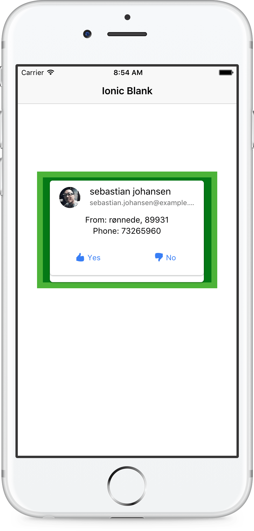 Download Ionic 2 Tinder Card - Tinder PNG Image with No Background ...