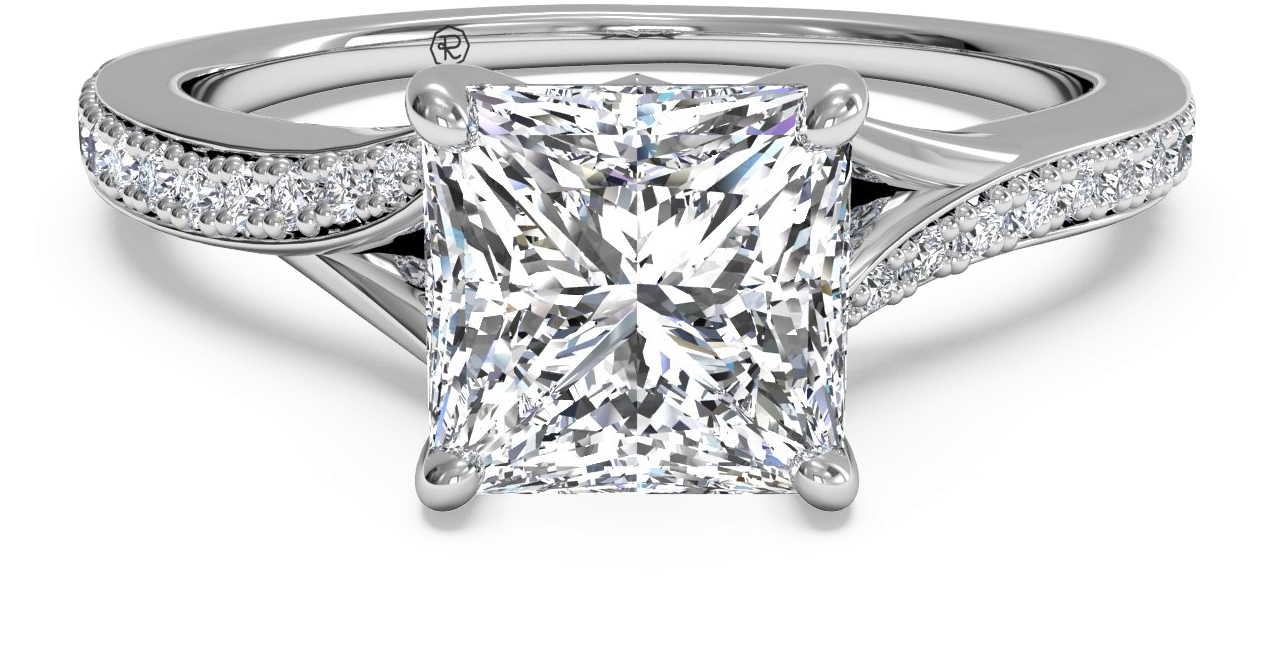 Download Princess Diamonds - Diamond Cut Princess Ring PNG Image with ...