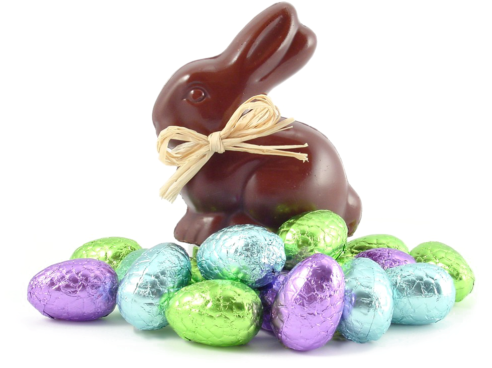 Easter Candy Png - Chocolate Bunny And Eggs - Free Transparent PNG ...