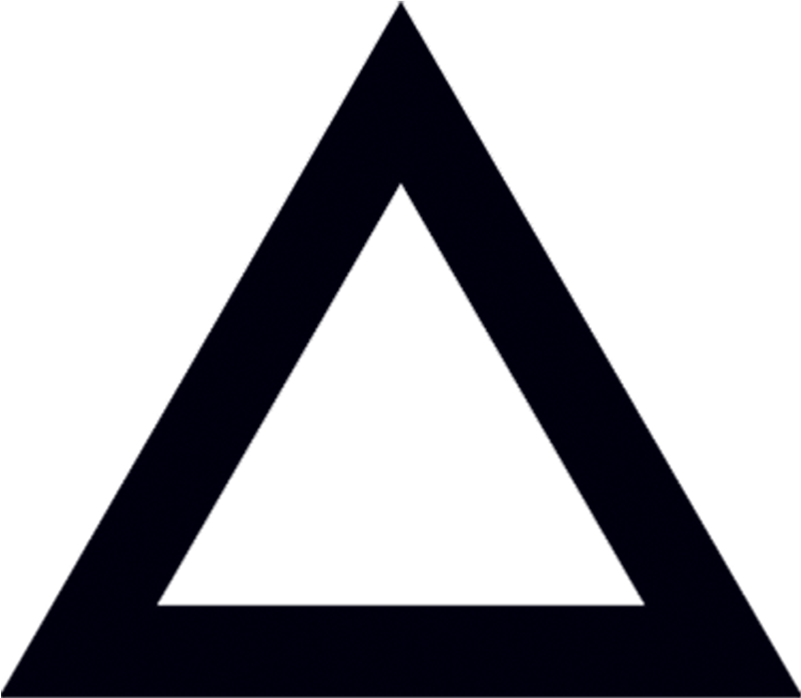 Download Thick Triangle PNG Image with No Background - PNGkey.com