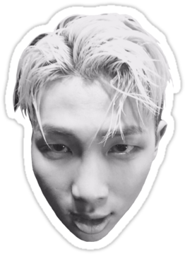 Namjoon Bts Wearing White - Free Transparent PNG Download - PNGkey