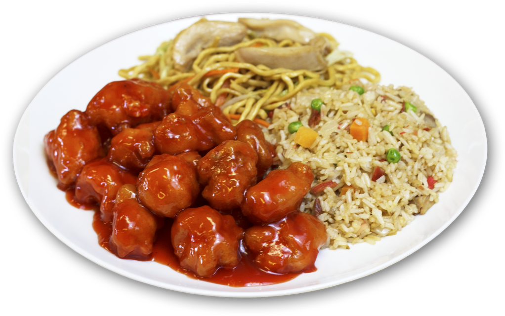 Picture - Chinese Food On Plate - Free Transparent PNG Download - PNGkey