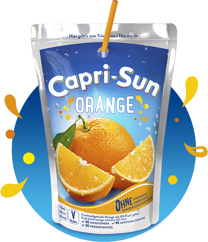Orange - Capri Sun Orange - Free Transparent PNG Download - PNGkey