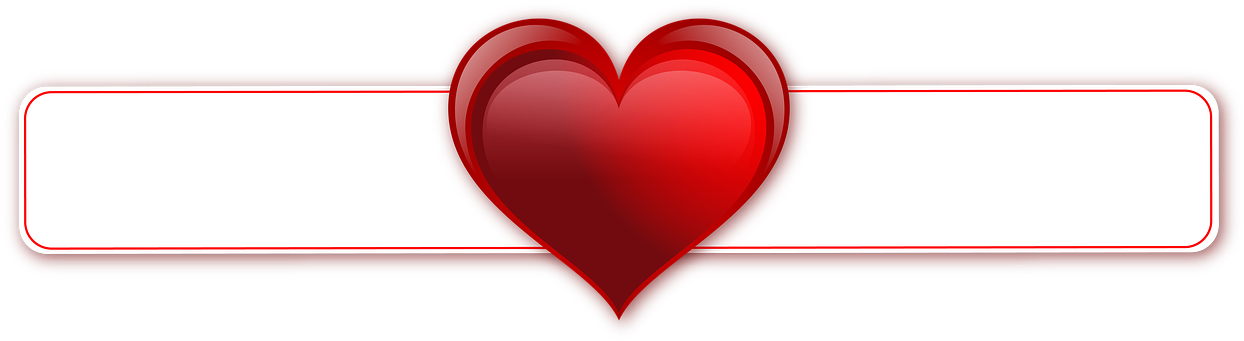Banner Heart Png Image - Heart Banner Png - Free Transparent PNG ...