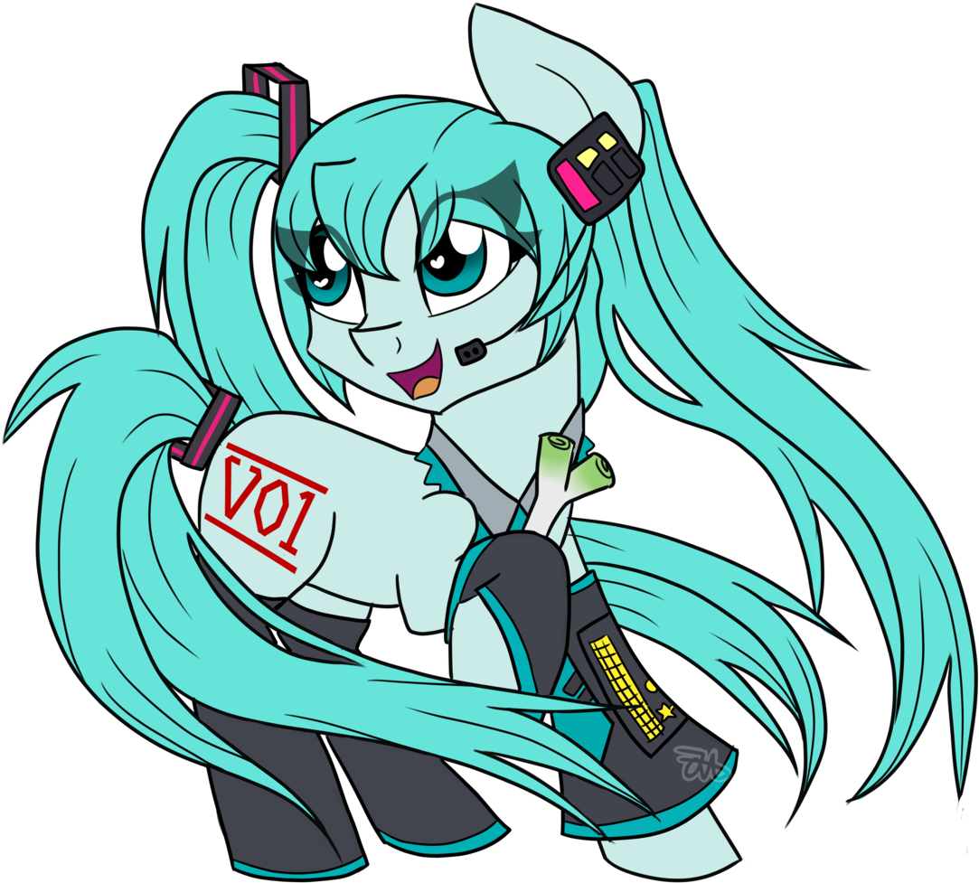 Partylikeapegasister, Clothes, Collar, Costume, Hatsune - No Background ...