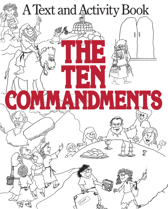 Ten Commandments: A Text And Activity Book - Free Transparent PNG ...