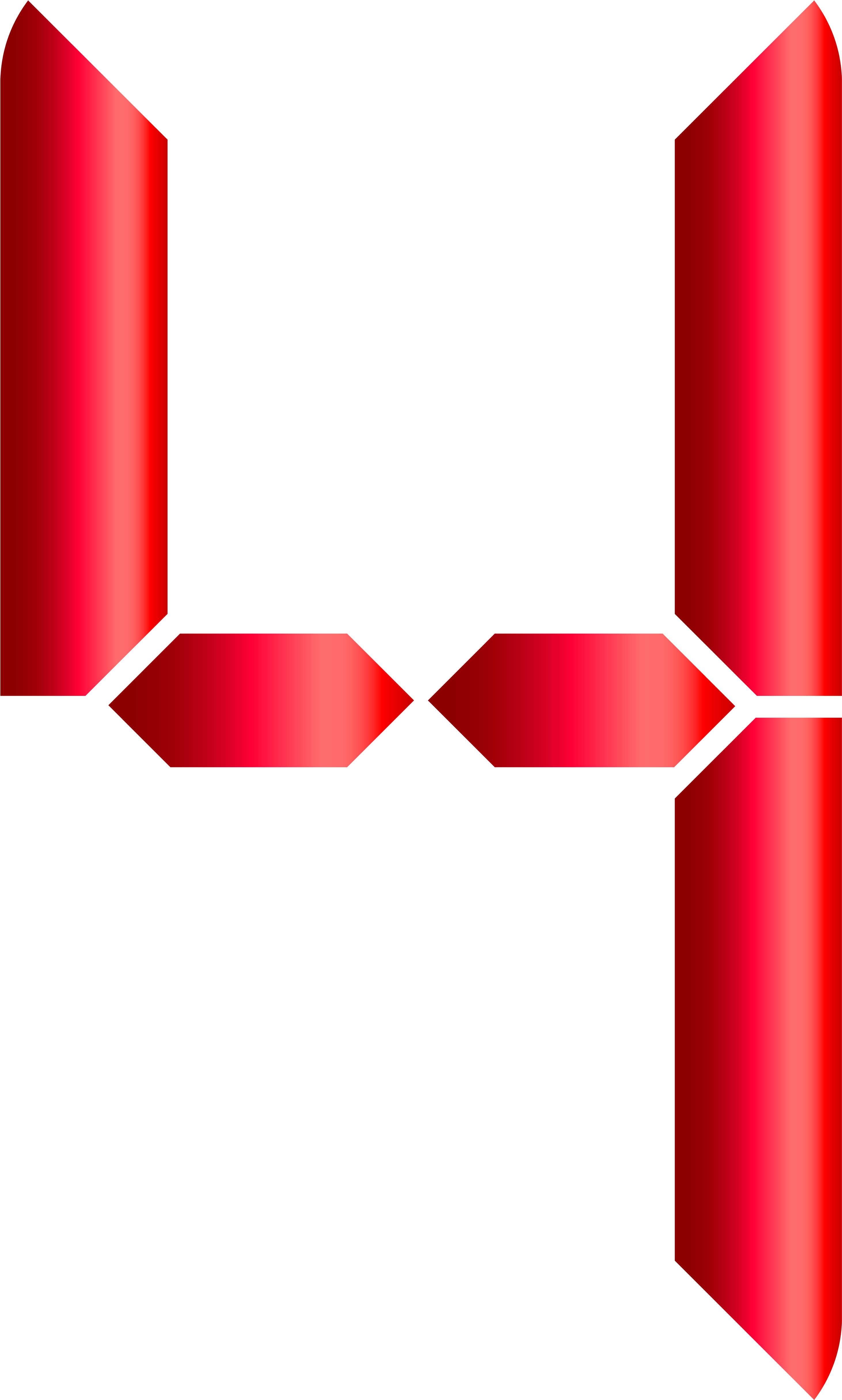 Graphic Royalty Free Number Four Style Png Clip Art - Number Four ...