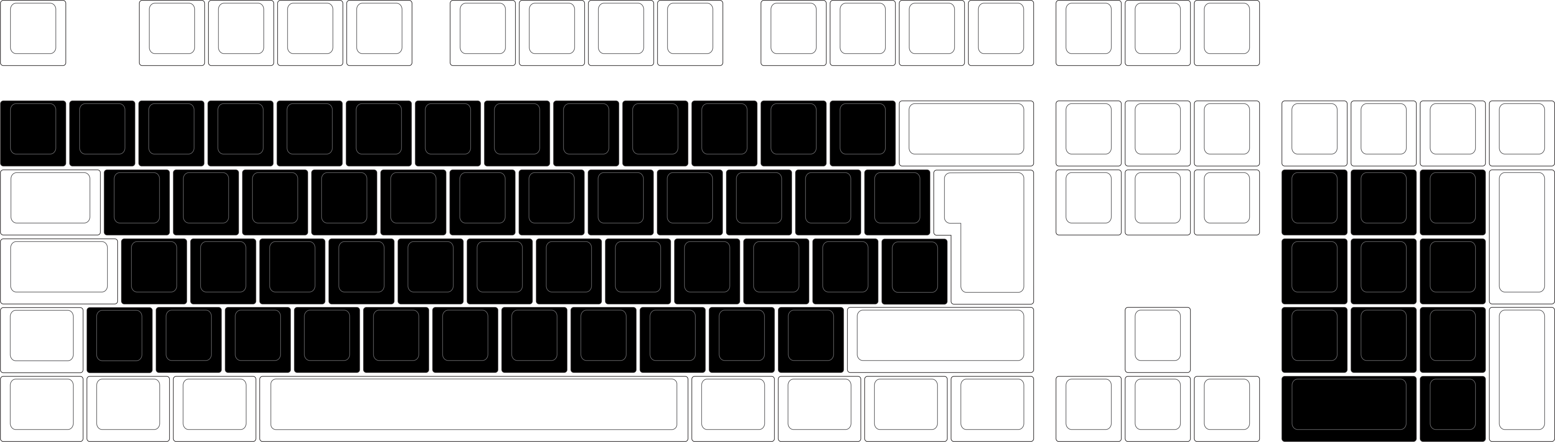 Download 59-key Alphanumeric Cherry Mx Keycap Set - Parallel PNG Image ...