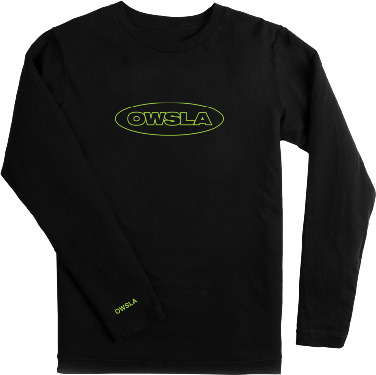 Download Oval Script L/s - Long-sleeved T-shirt PNG Image with No ...