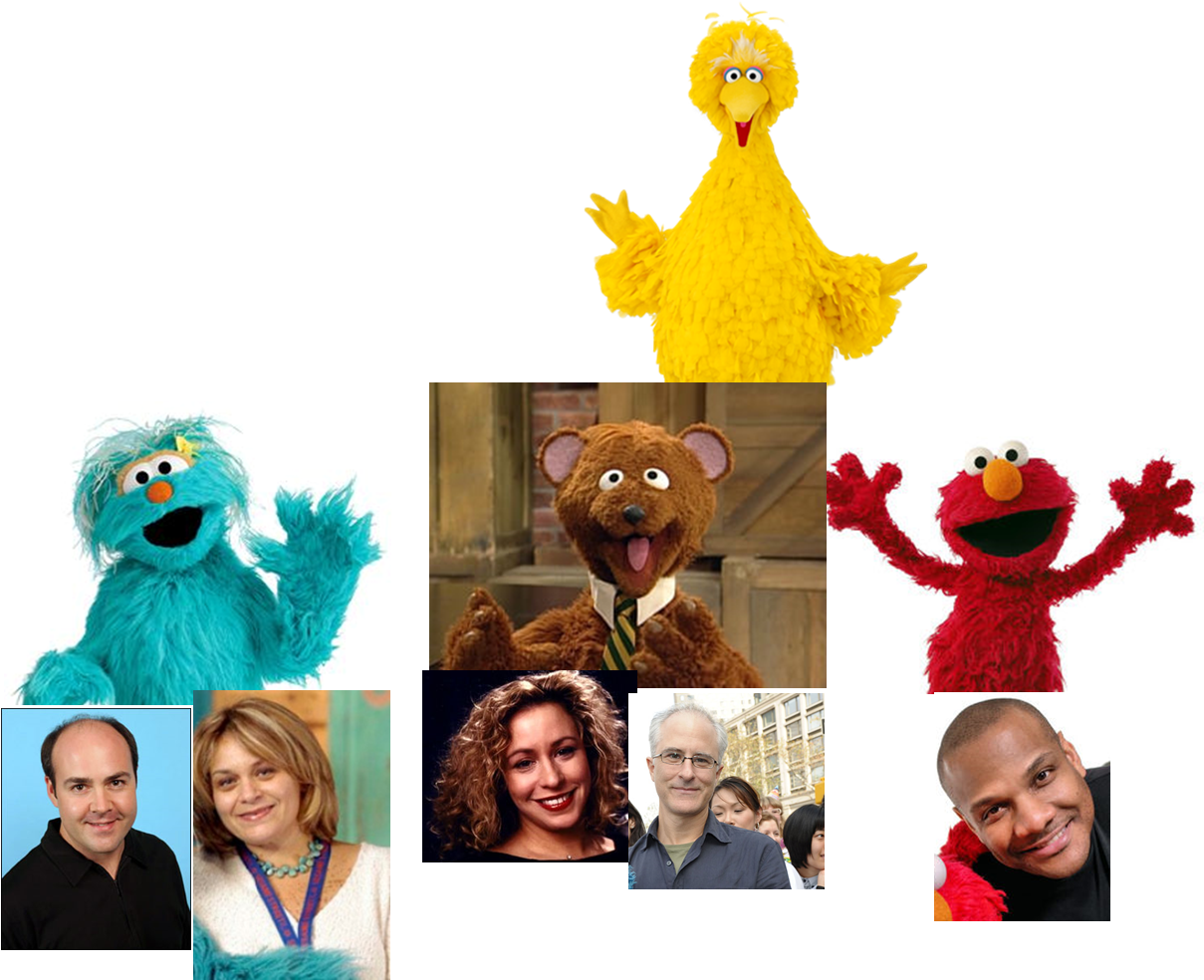 Muppet Wiki Behind The Scenes Photos Sesame Street - Free Transparent ...